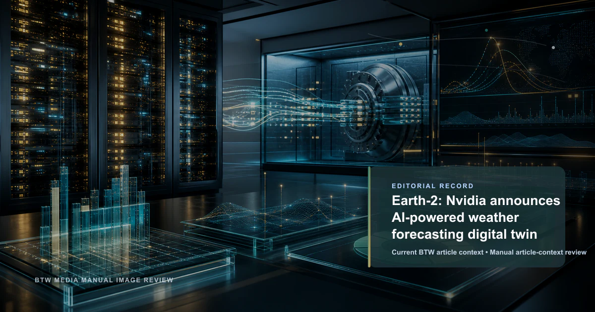 Earth-2: Nvidia announces AI-powered weather forecasting